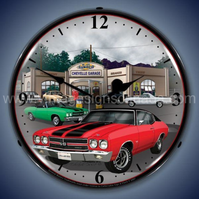 1970 Chevelle LED Clock | Vintage Signs Canada